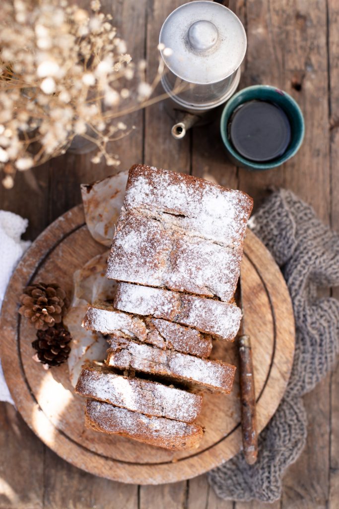 Cake di mais mele e cioccolato - Miele Selvaggio